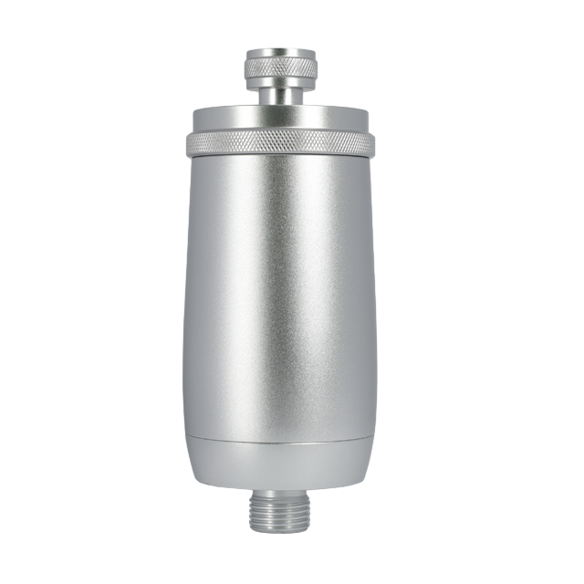 Universal Shower Filter Brushed Silver – Micron Water Filters