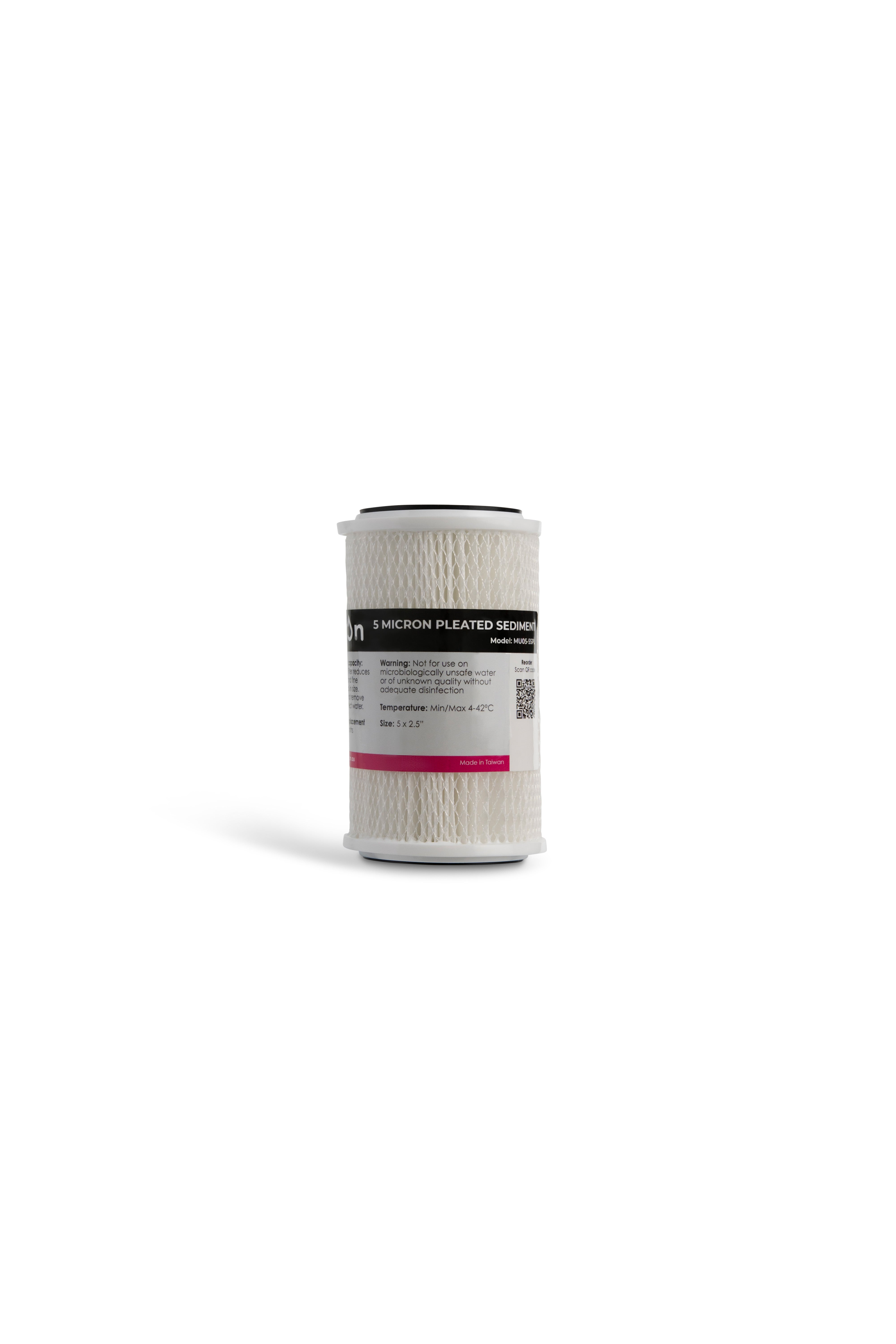 Micron MU Series- 5 Micron Pleated Sediment MU05-5SPL 2.5" x 5 ...