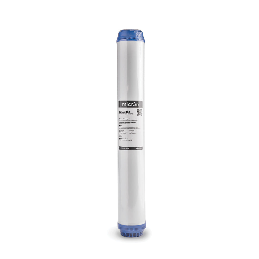 Commercial RO 2.5×20″ GAC Carbon Filter | Micron Water Filters